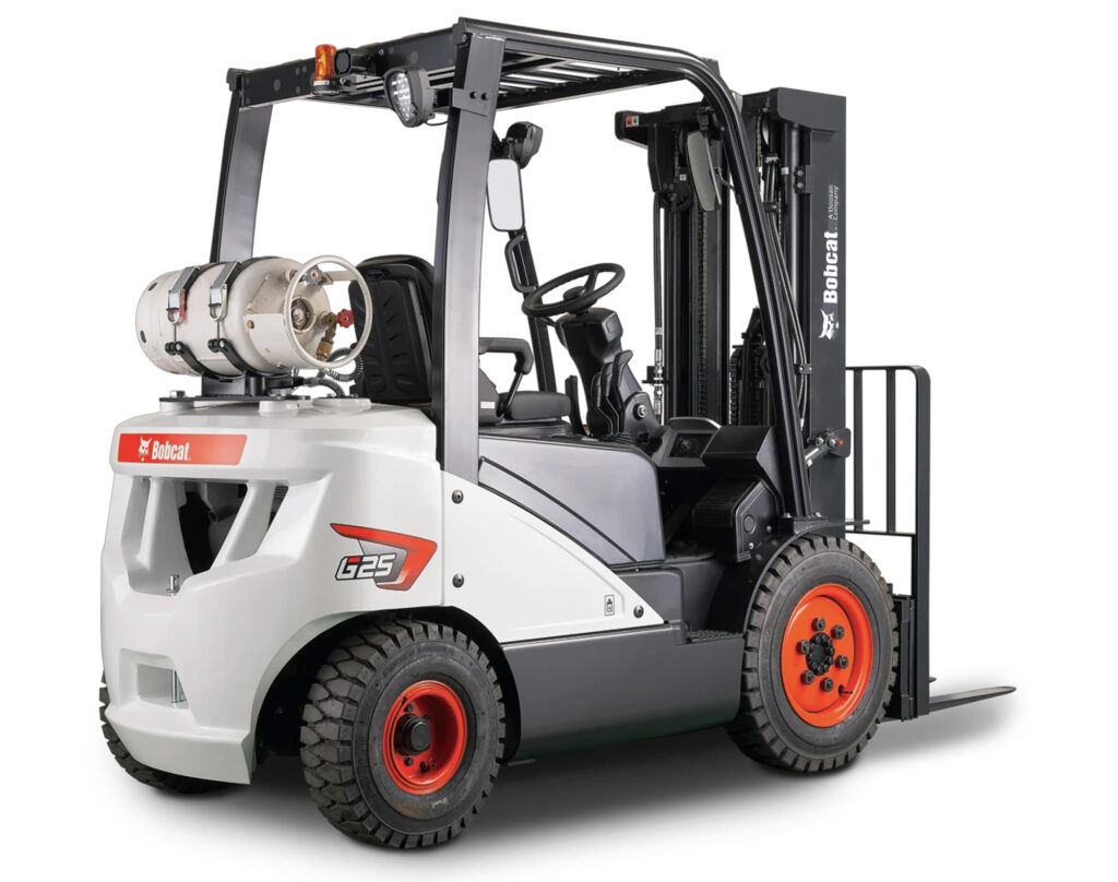 Bobcat® G20E-7 LPG & Dual Fuel Pneumatic Tire Forklift - Van Wall Lift